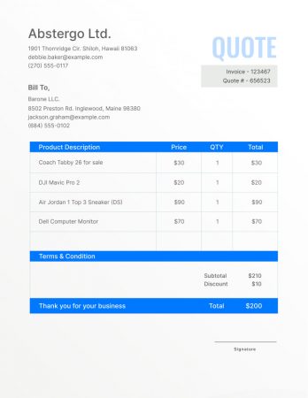 How to Create a Quote for Job in 7 Easy Staps | Moon Invoice
