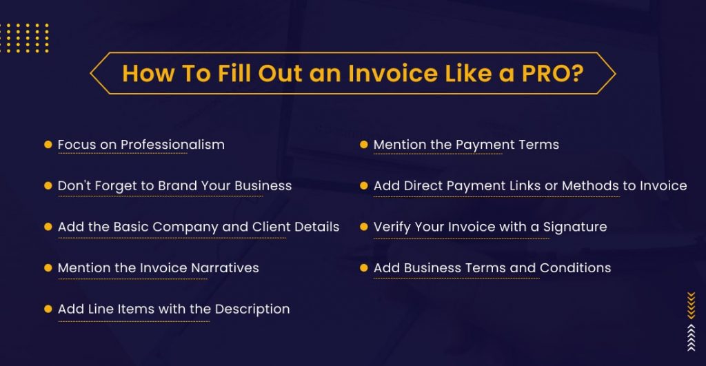 How To Fill Out An Invoice 9 Easy Steps Best Practices
