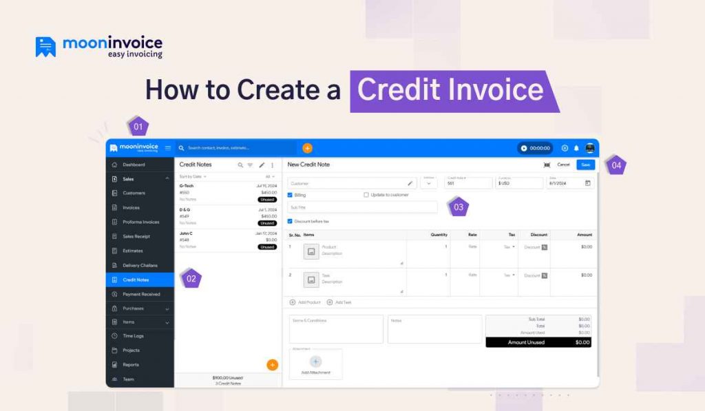 What is a Credit Invoice and How to Create One?