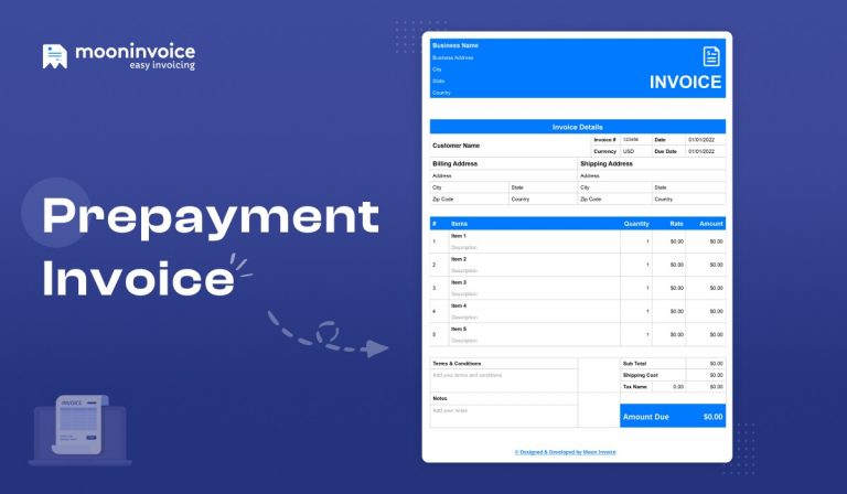 Prepayment Invoice: Meaning and How to Create One?